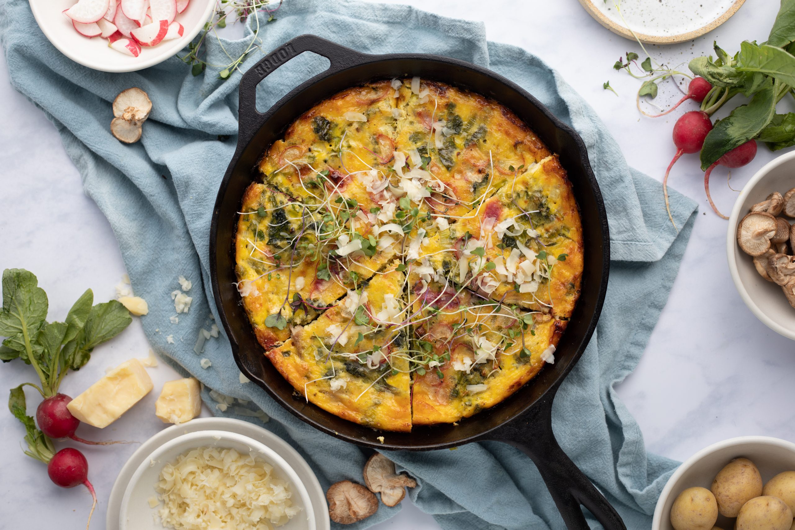 Spring Vegetable Frittata - Wedge Community Co-ops